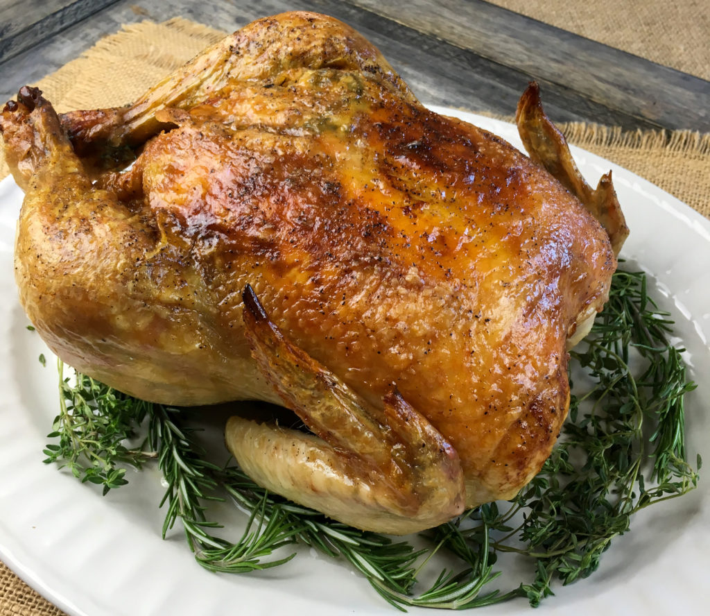 Garlic-Herb Whole Roasted Chicken